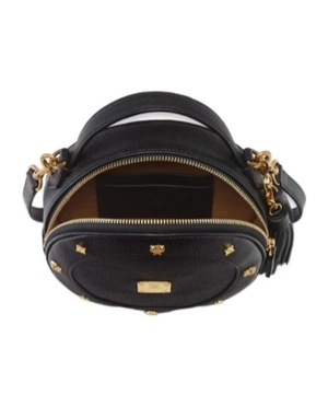 Mcm Pina Studded Shoulder Bag
