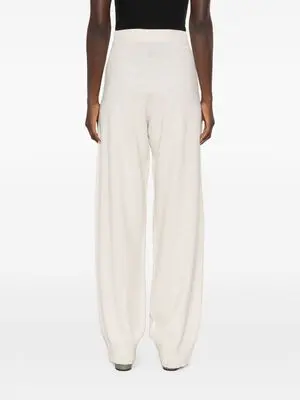 Fabiana Filippi Stretch Knit Wool, Silk, And Cashmere Blend Trousers