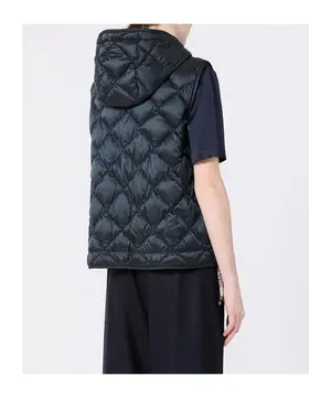 Max Mara Sleeveless Hooded Padded Vest