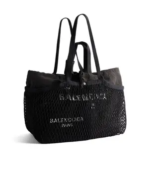 Balenciaga Layered Tote Bag - Black