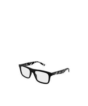 Gucci Tortoiseshell-effect Rectangle-frame Glasses