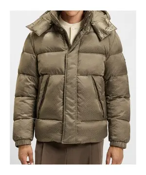 Hugo Boss Monogram Jacquard Hooded Jacket