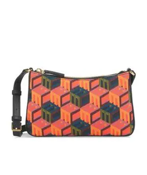 Mcm Jacquard Shoulder Bag
