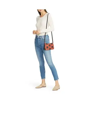 Mcm Jacquard Shoulder Bag