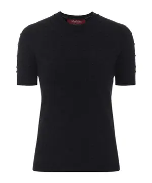 Max Mara Mstrollio Bobble-knit Sweater - Black