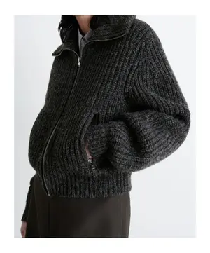 LEMAIRE Long Sleeved Zipped Cardigan