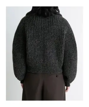 LEMAIRE Long Sleeved Zipped Cardigan