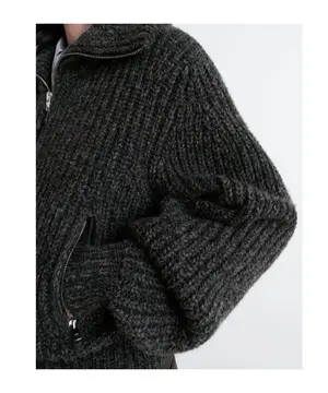 LEMAIRE Long Sleeved Zipped Cardigan