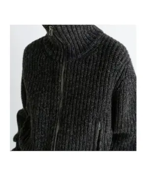 LEMAIRE Long Sleeved Zipped Cardigan
