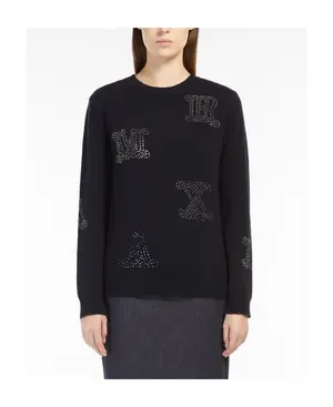 Max Mara Logo Cashmere Sweater