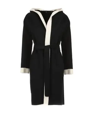 Max Mara Hooded Overcoat