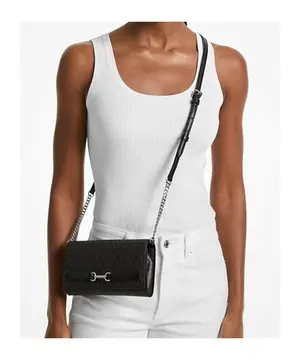 Michael Kors Carson Convertible Crossbody Bag With Signature Logo