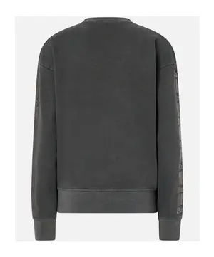 Pinko Logo Detail Cotton Sweatshirt