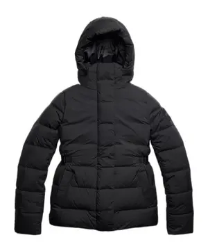 Canada Goose Lyndale Quilted Hooded Puffer Jacket - Black