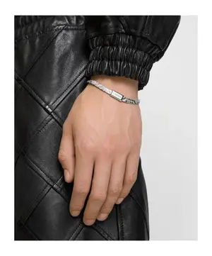 Burberry Engraved Check Bracelet