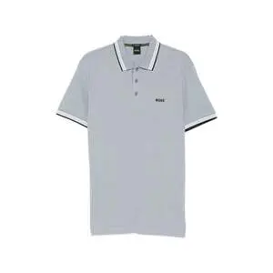BOSS Grey Polo Shirts - Gray