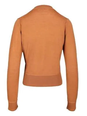 Chloé Ribbed Wool Crew Neck Sweater