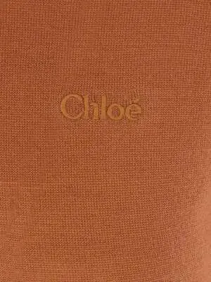 Chloé Ribbed Wool Crew Neck Sweater