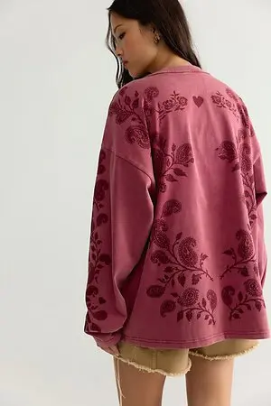 THE TALES Paisley Long Sleeve Top