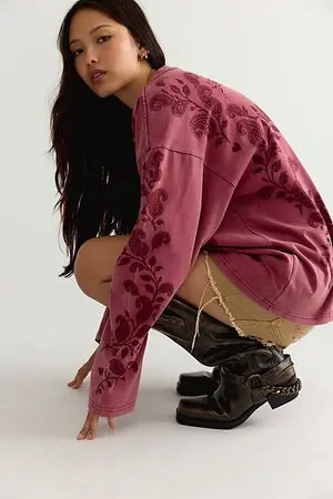 THE TALES Paisley Long Sleeve Top