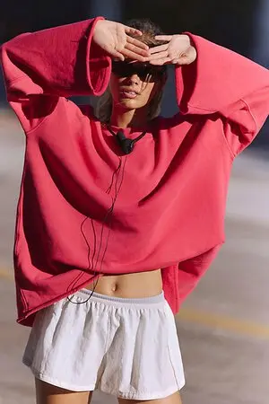 Free People Retro Tunic Sweatshirt