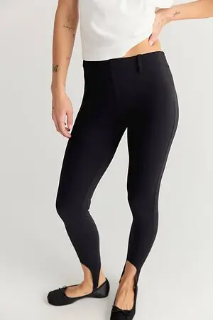Free People Stirrup Slim Pants - Black