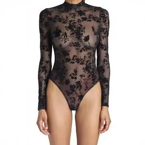 STEMS Collete Flocked Bodysuit