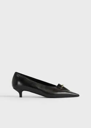 TOTEME Pierced Nappa Pumps - Black