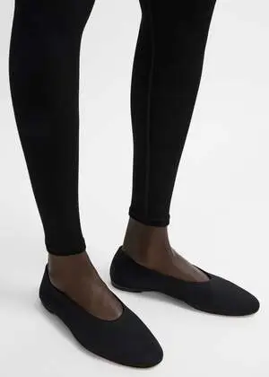 TOTEME Slip Jersey Ballerinas