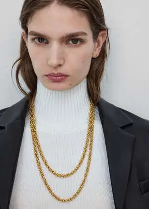 TOTEME Elongated Byzantine Necklace
