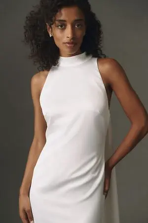 Bhldn Mock-neck Maxi Dress