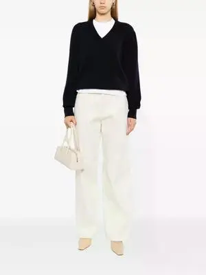 RÓHE Merino Wool V-neck Sweater