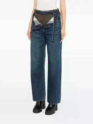 Sacai Layered Panel Jeans