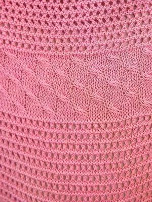 Devon Windsor Cable-knit Bikini With Tassel Detail