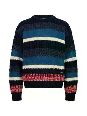 Dsquared2 Striped Chunky Knit Sweater
