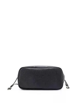 LOUIS VUITTON Neverfull Mm Monogram Empreinte Giant Tote Bag - Black