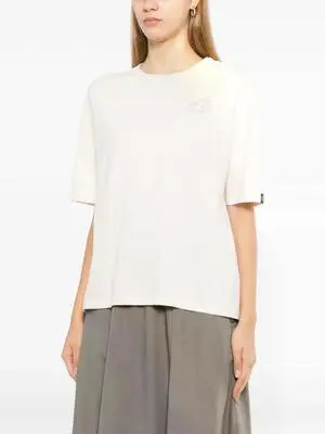 AGNES B. Logo-embroidered T-shirt