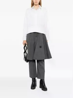 Sacai Layered Belted Trousers - Grey