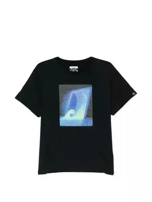 AGNES B. Graphic Print T-shirt - Black