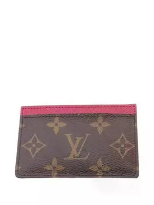 LOUIS VUITTON 2021-2026 Monogram Card Holder - Brown