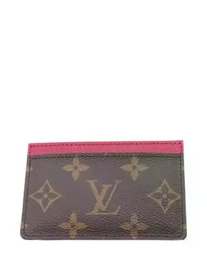 LOUIS VUITTON 2021-2026 Monogram Card Holder - Brown