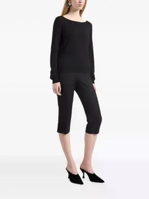 Nina Ricci Open Back Bow Detail Sweater
