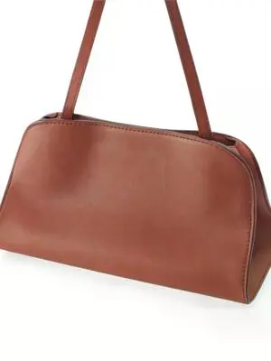 THE ROW 2010-2026 Leather Peggy Convertible Clutch Shoulder Bag