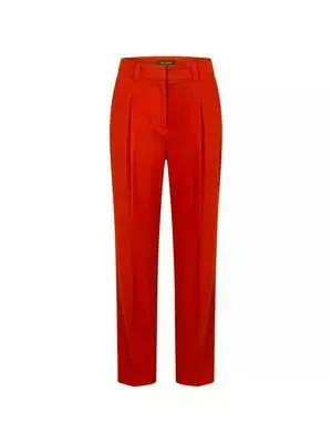 MOORER Pleated Straight-leg Trousers