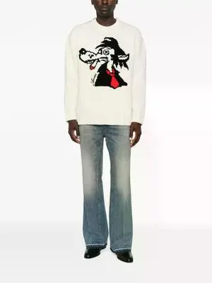 Amiri Faded Effect Bootcut Jeans