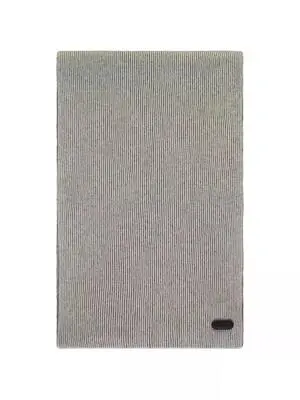 MOORER Ribbed-knit Scarf - Neutrals
