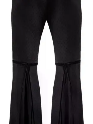 Nina Ricci Jacquard Tailoring Flared Trousers