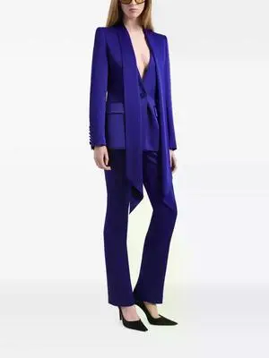 Nina Ricci Scarf-detail Cady Blazer