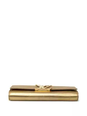 LOUIS VUITTON Metallic Calfskin Louise Clutch Bag