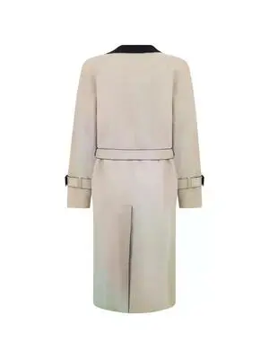 MOORER Belted Notch-lapel Coat